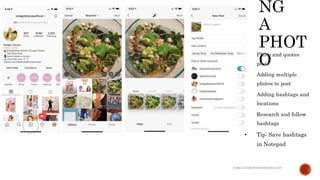 Anatomy of Instagram | PPT
