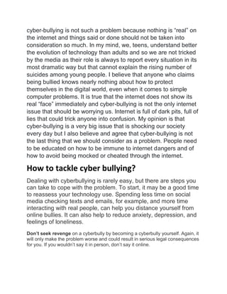 Social media and cyberbullying | PDF