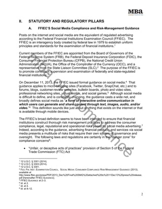 MBA Compliance Essentials Social Media and Digital Advertising Resource ...