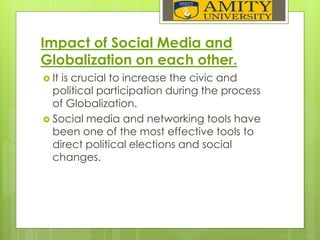 Social media and globalization | PPTX