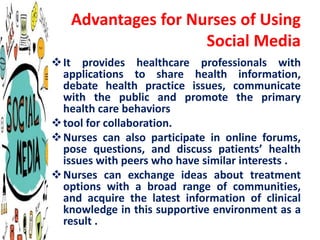 Social media and health care provider | PPTX
