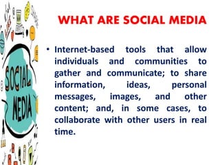 Social media and health care provider | PPTX