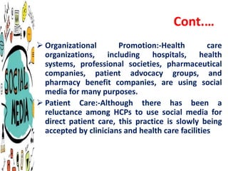 Social media and health care provider | PPTX