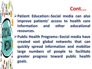 Social media and health care provider | PPTX