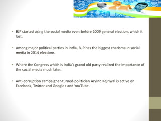 Research on Social media and its importance in political campaign ppt ...