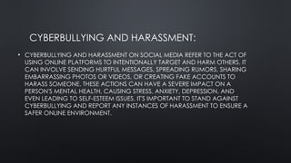 Social media and Mental health of the people | PPTX