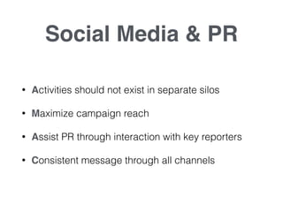 Social media and PR | PPT