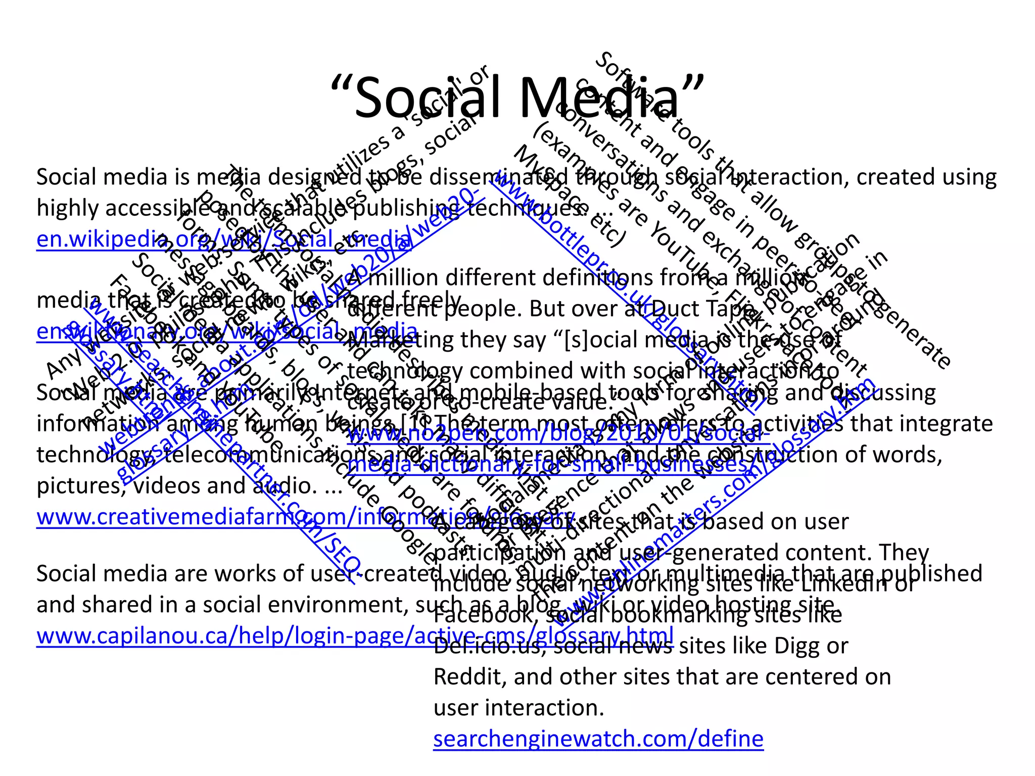 Social media and Pharmacovigilance | PPSX