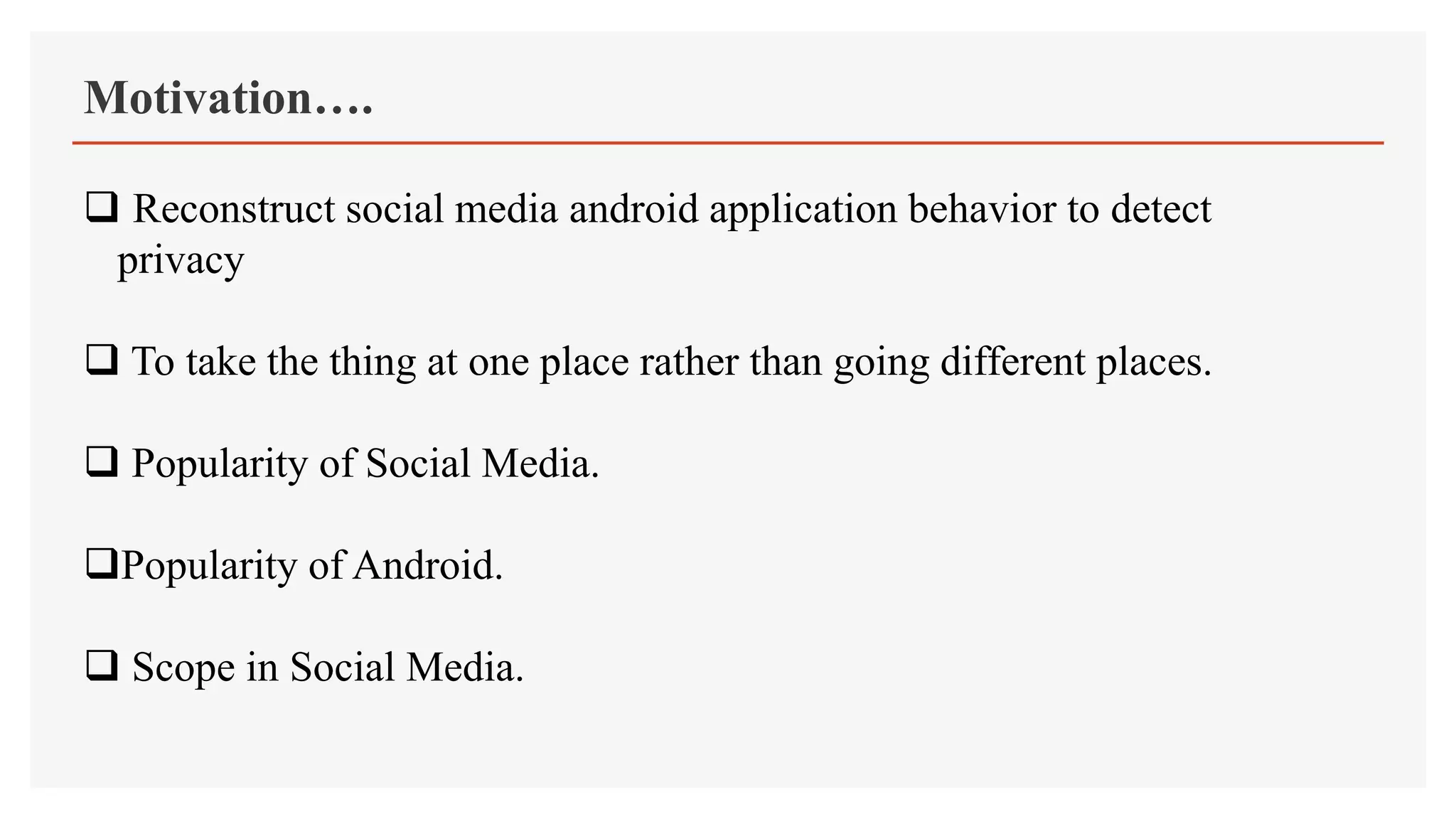 Social Media Android APP | PPTX