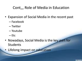 Social media and social changes | PPTX