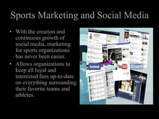 Social media and sports marketing | PPT