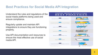 Social Media API.pptx | Social Networking | Internet
