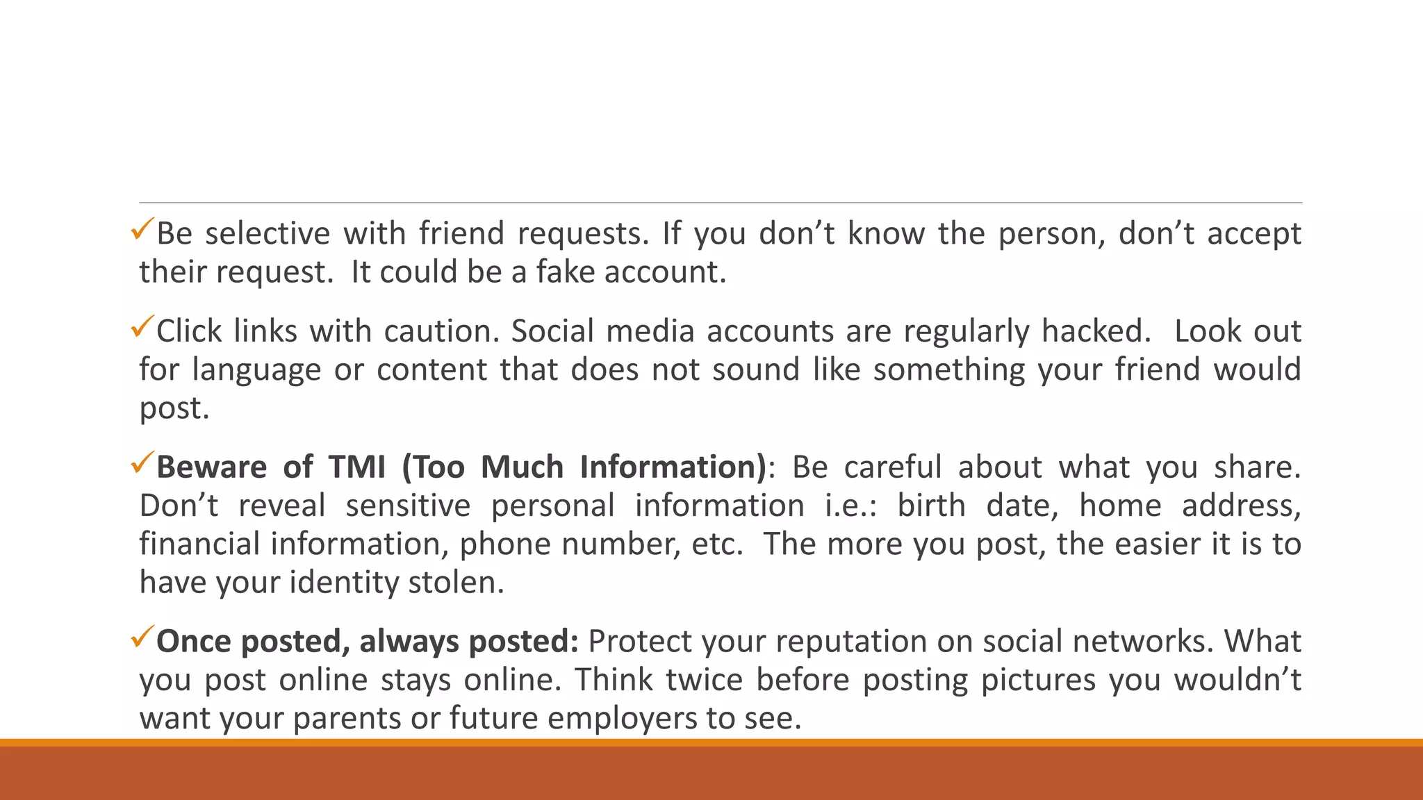 Social Media Awareness | PPTX