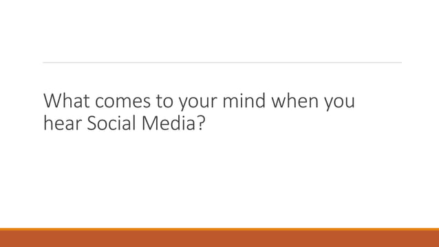 Social Media Awareness | PPTX | Social Networking | Internet