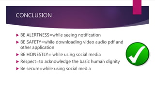 Social media and its awareness | PPTX