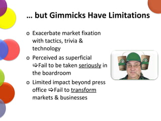Gimmicks to Game Changers | PPT