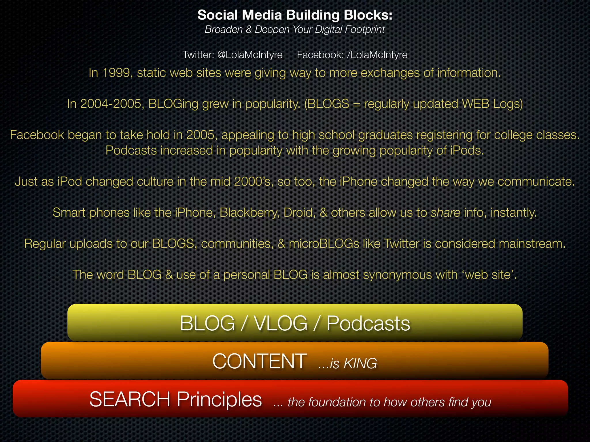 Social Media Building Blocks | KEY