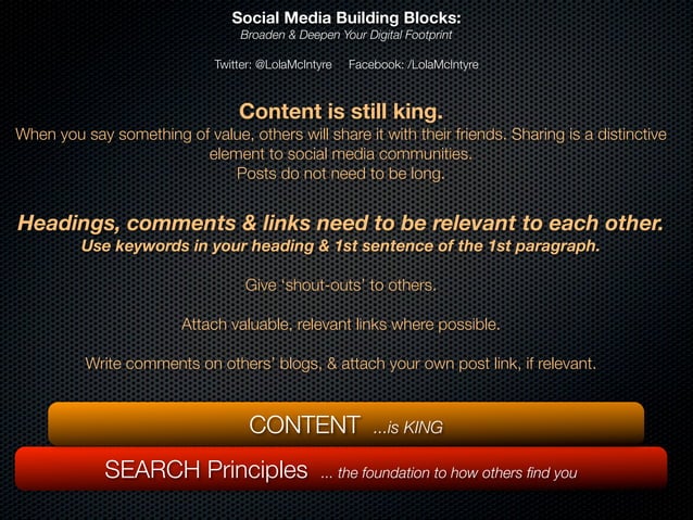Social Media Building Blocks | KEY