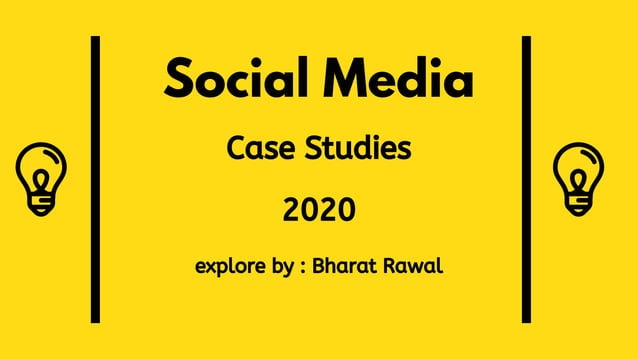 Social Media Case Studies 2020 | PDF | Social Networking | Internet