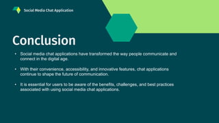 social media chat application main ppt.pptx | Free Download