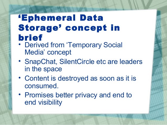 Social media clutter and the ephemeral networks