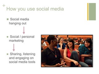 Social Media for College Students | PPT