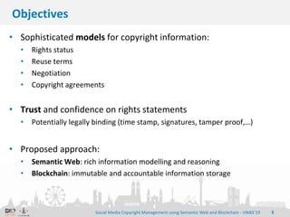 Social Media Copyright Management using Semantic Web and Blockchain | PPTX | Databases ...