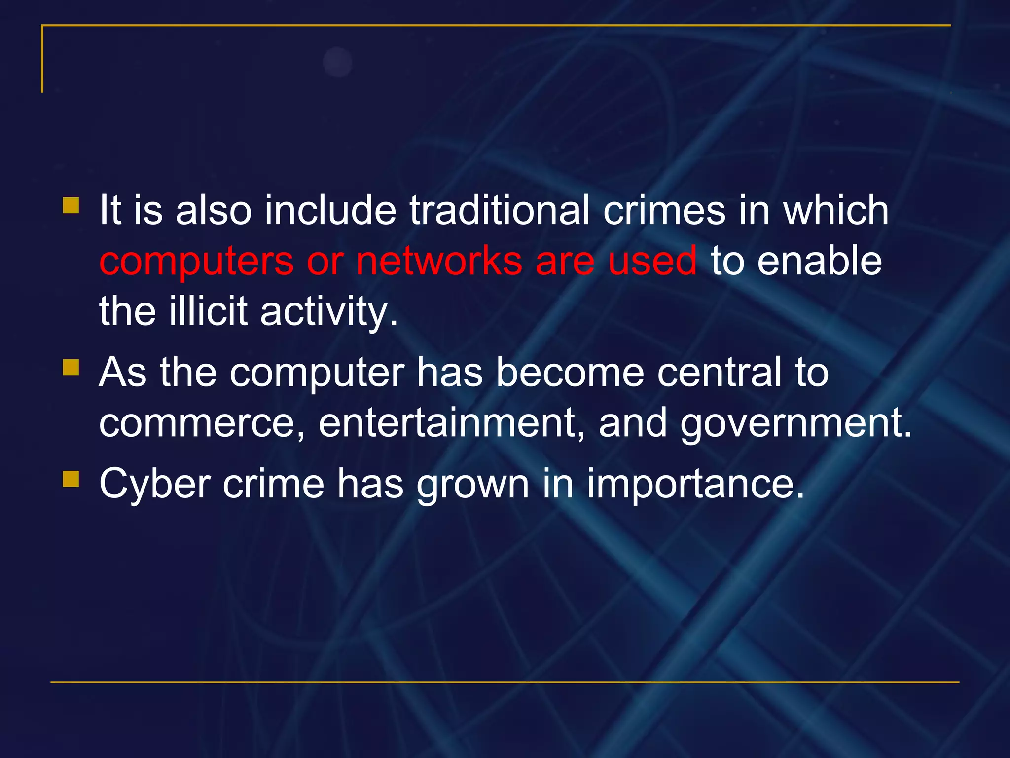 Social media & cyber crime | PPT