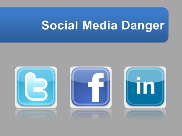 Social media danger | PPTX
