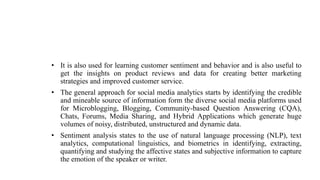 Social media data analysis | PPTX | Social Networking | Internet