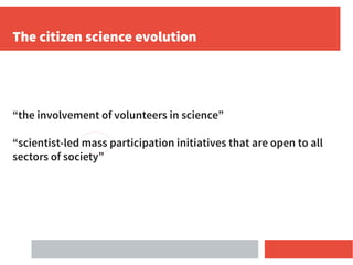 Social media and data collection for citizen science | PPT