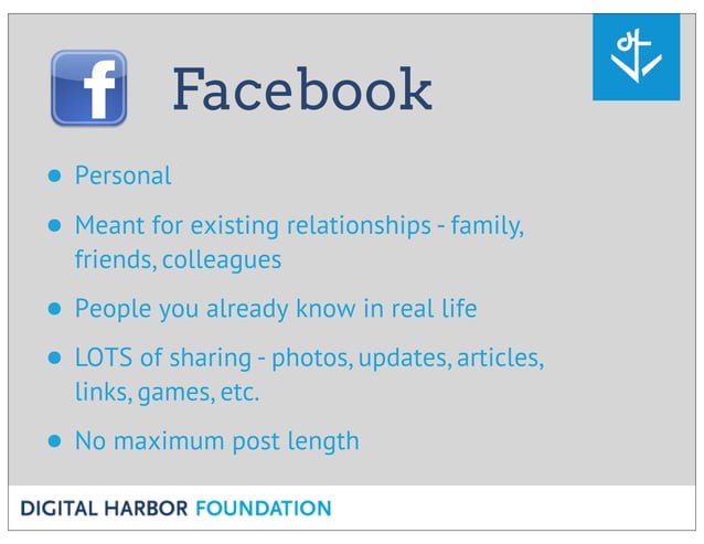 Social media differences | PDF