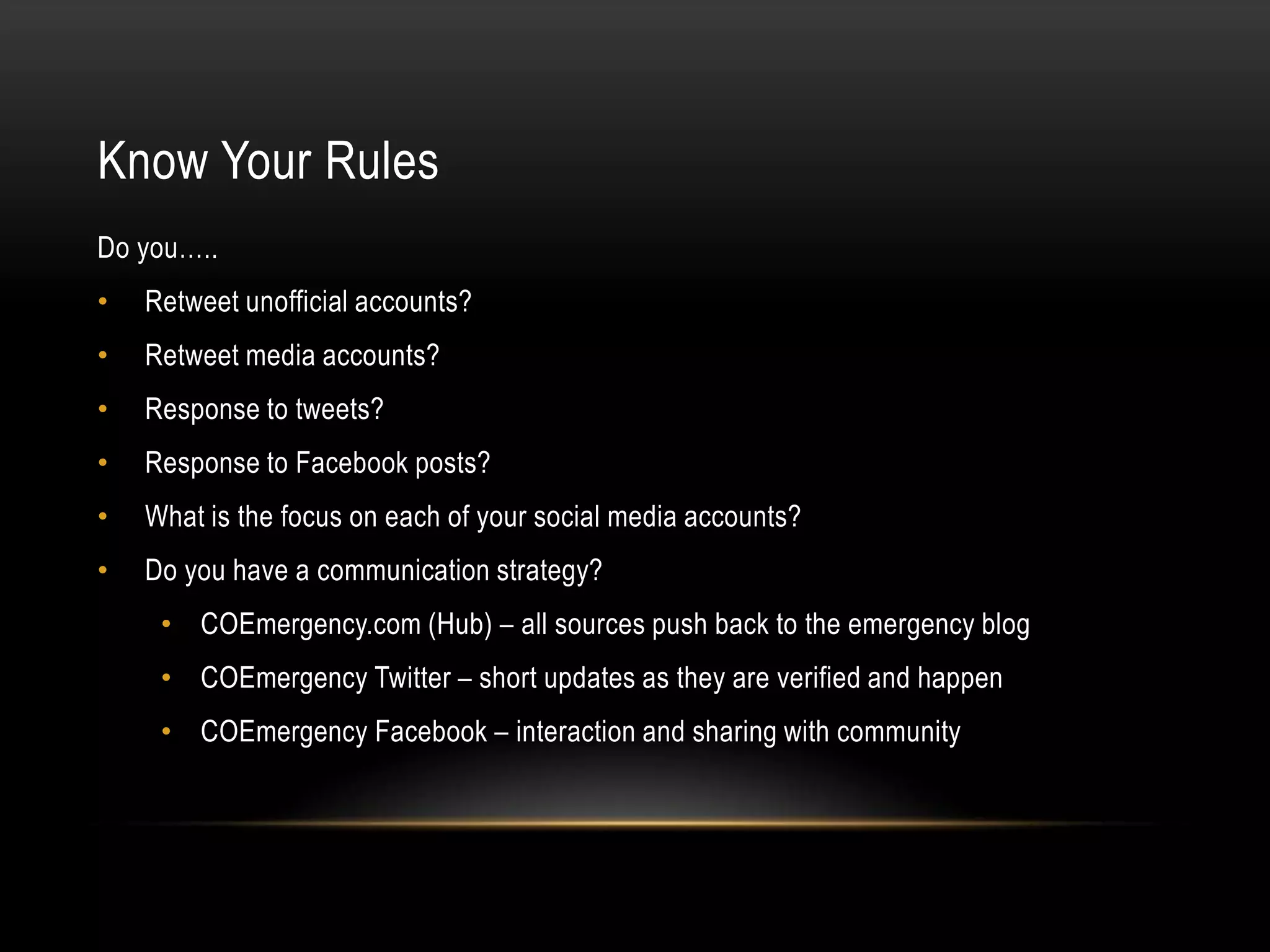Social Media during Disaster and Recovery | PPT