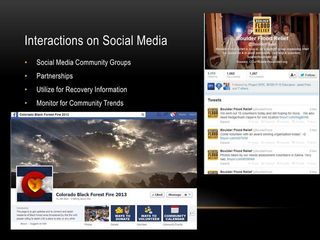 Social Media during Disaster and Recovery | PPT