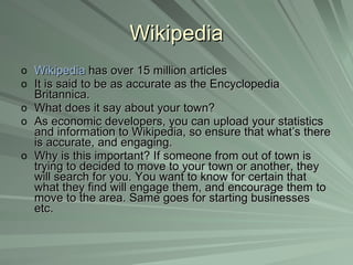 Social Media & Economic Development | PPT