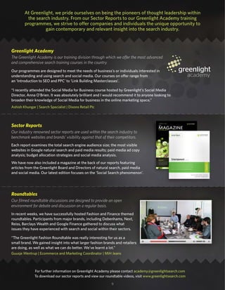 Greenlight's Magazine: Social Media Edition | PDF