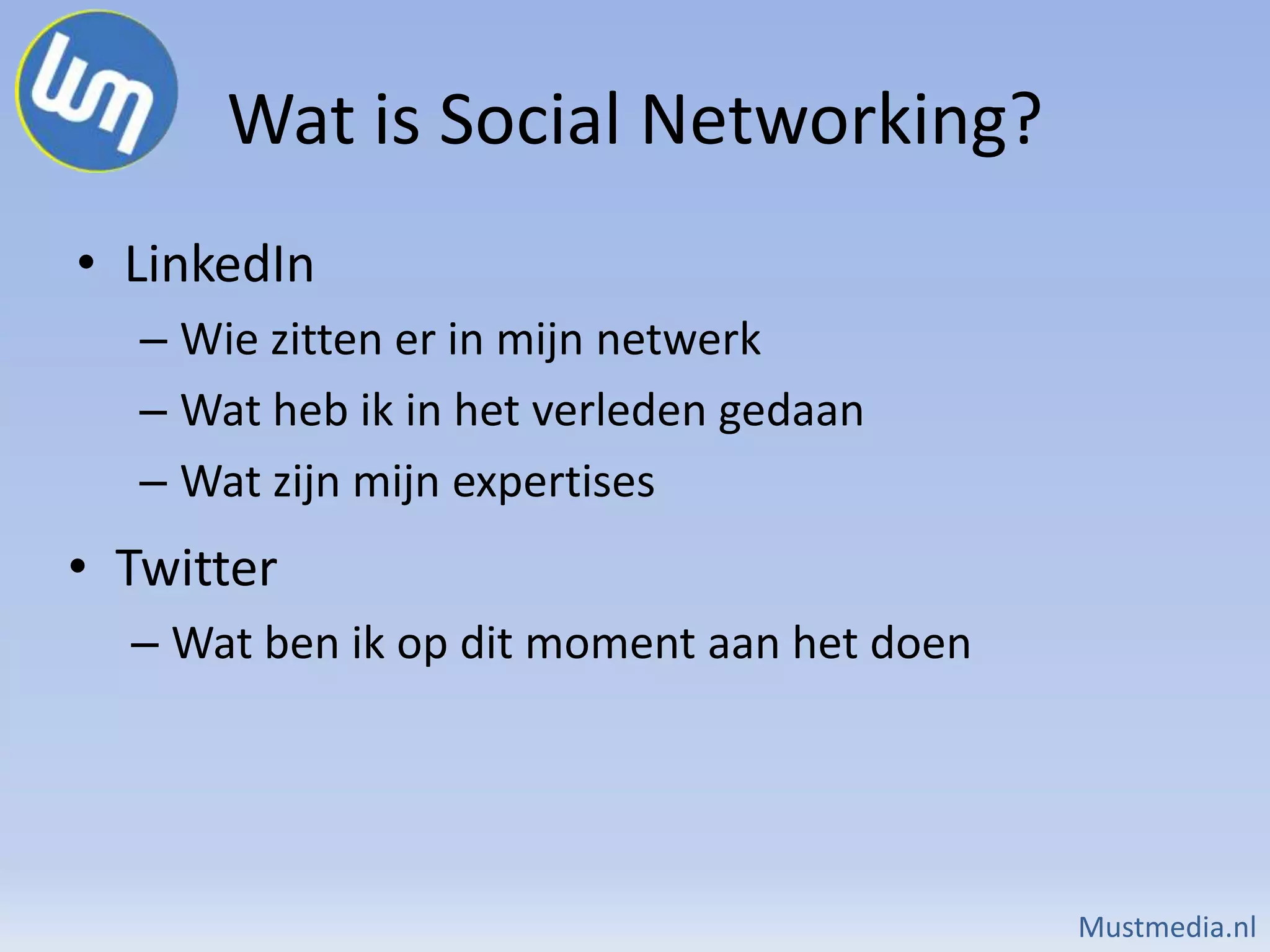 Social media en netwerken | PPTX | Social Networking | Internet