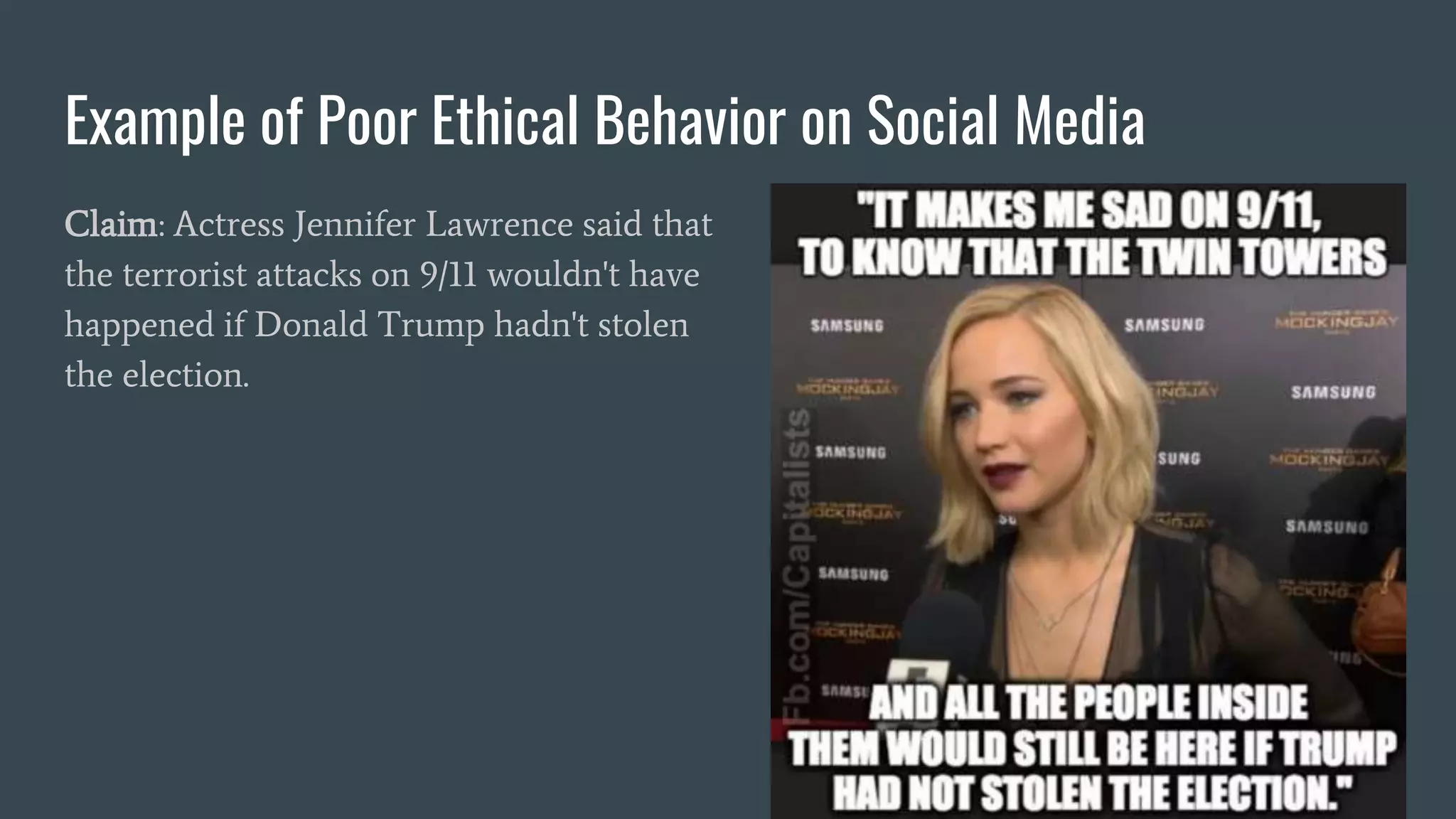 Social Media Ethics Presentation | PPTX