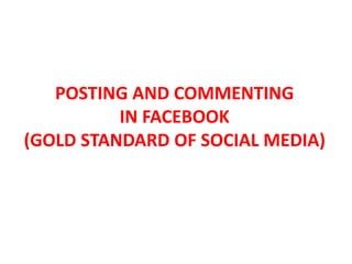 Social media etiquette | PPTX