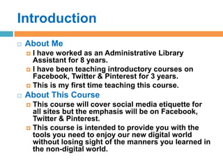 Social Media Etiquette Presentation | PPTX