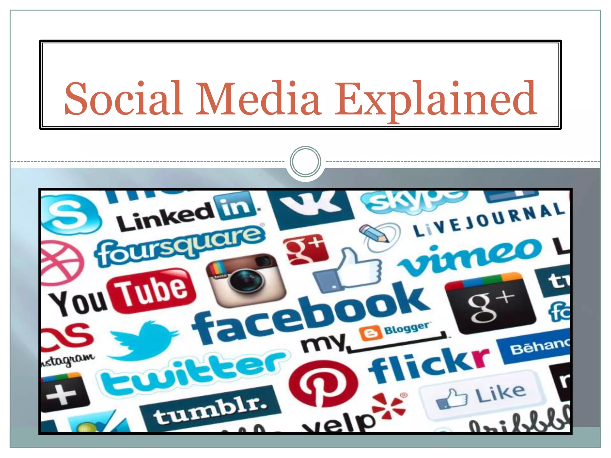 Social media: Explained and made easy | PPTX