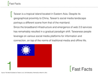 Taiwanese Social Media and Internet Fast Facts | PDF
