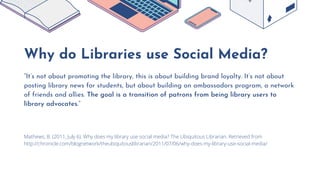 Social Media for Academic Libraries | PDF