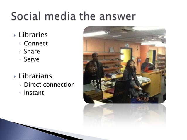 Social media for libraries | PPTX