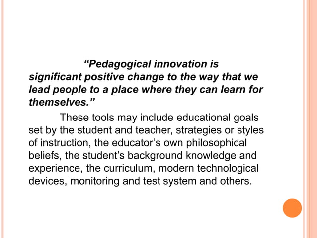 Social media for pedagogical innovation | PPTX