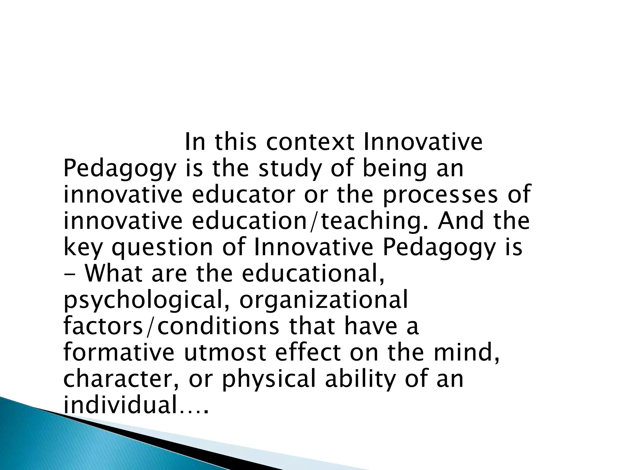 pedagogical innovation through social media | PPTX | Education