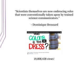 Social media for science communication - URMA Presentation | PPTX