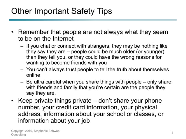 Social Media Smarts for Teens | PPT