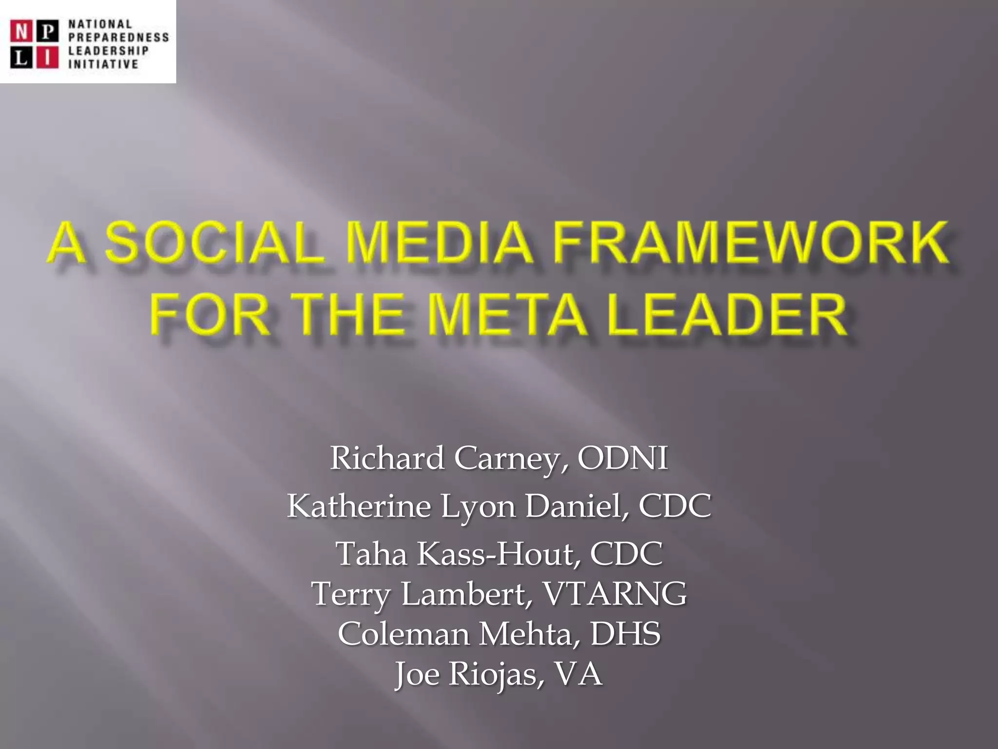 Social Media for the Meta-Leader | PPTX | Social Networking | Internet