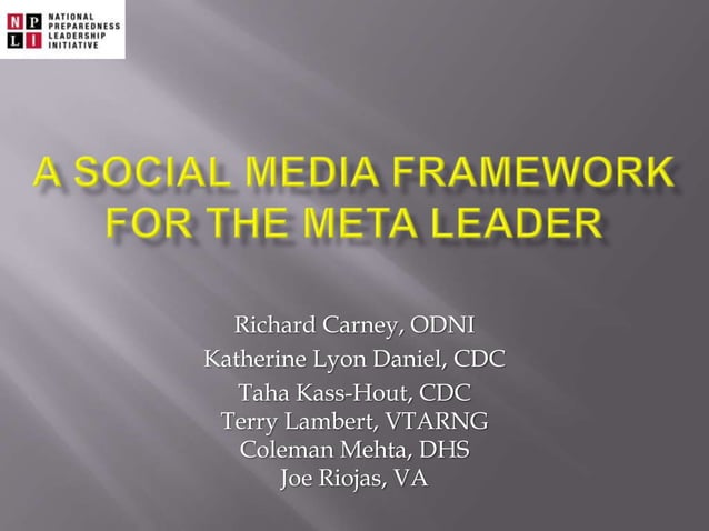 Social Media for the Meta-Leader | PPTX | Social Networking | Internet